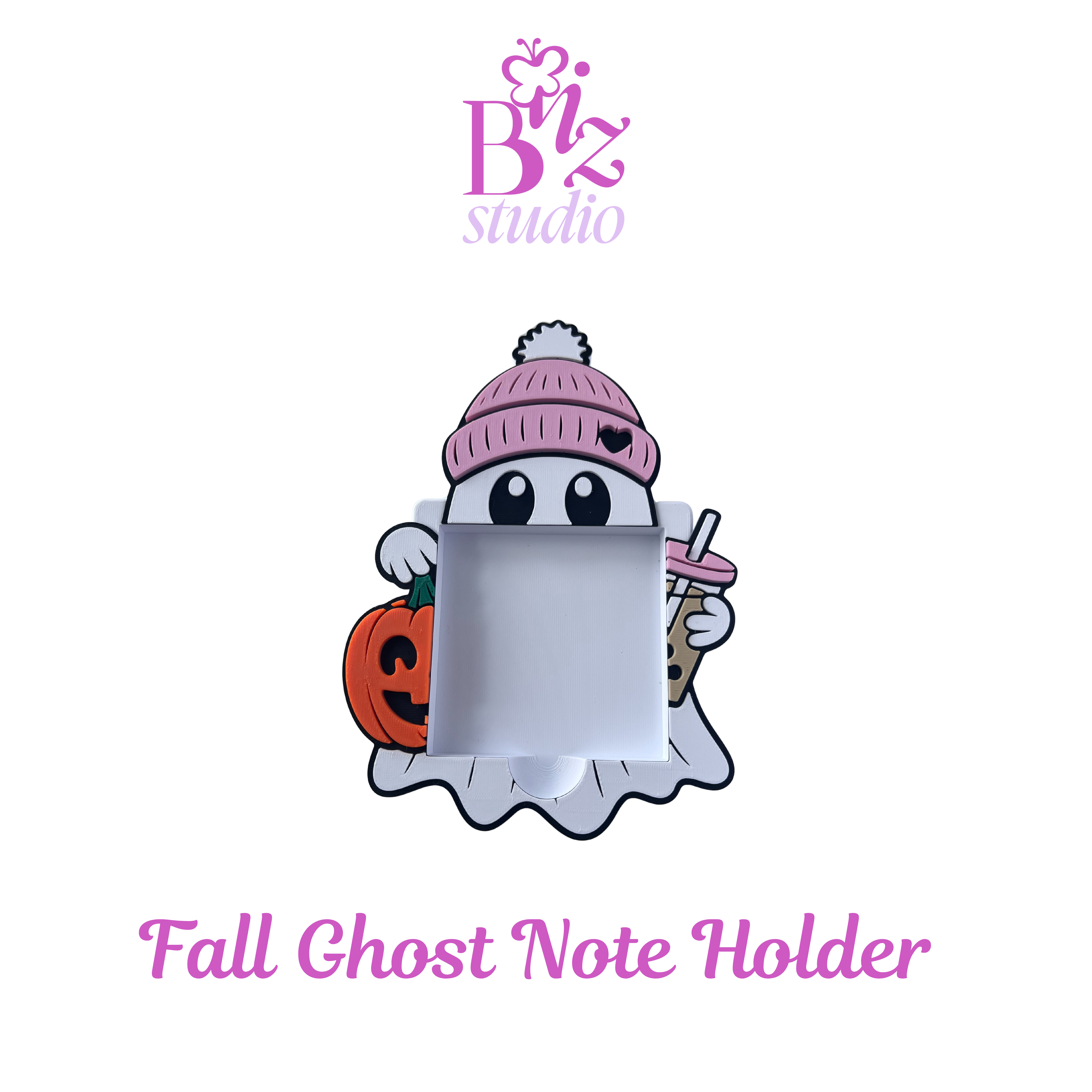 Fall Ghost 3D Sticky Note Holder – BlizStudioLLC