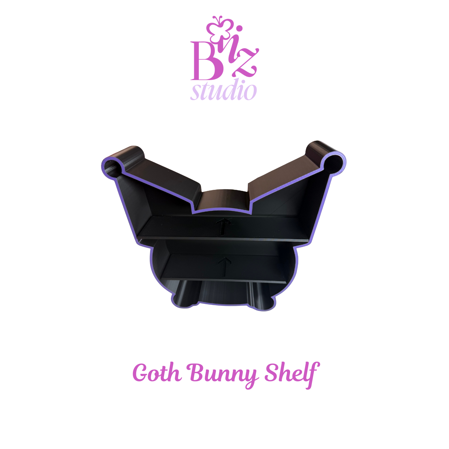 Goth Bunny 3D Shelf – BlizStudioLLC
